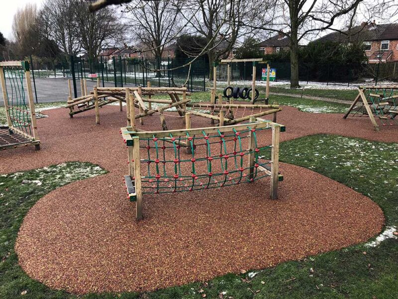 Bonded Rubber Mulch Playground Surfaces | NPF Safety Surfaces